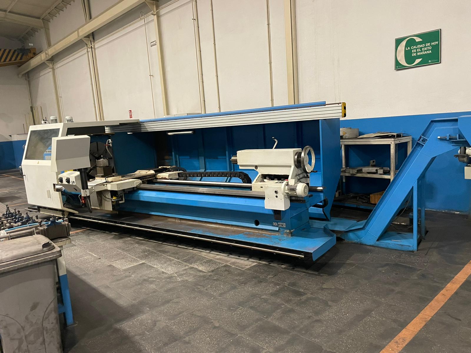 TORNO PARALELO CNC ECHEA BRN Ø2000×12.000 | Maquinaria Márquez